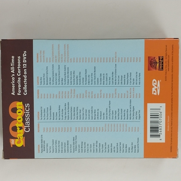 Media | 10 Cartoon Classics Dvd Box Set 12 Discs | Poshmark